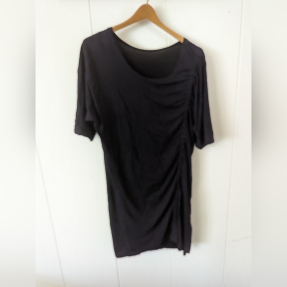 COS | Tops | Cos Dress French Sexy Black Asymmetrical | Poshmark